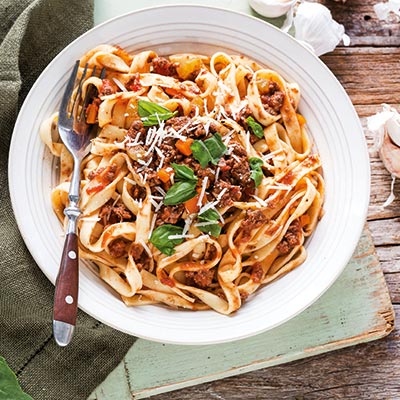 Kangaroo Bolognese with Wholemeal Tagliatelle | Reader's Digest Asia